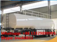 China 3 axle good price new 30000L fuel tank trailer for Zimbabwe, 3 axles 30m3 bulk road transported oil tank for sale for sale