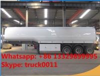 China 3 axle good price new 30000L fuel tank trailer for Zimbabwe, 3 axles 30m3 bulk road transported oil tank for sale for sale