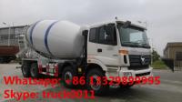 China Foton LHD Euro 3 8*375hp 16cbm cement mixer truck for sale, factory sale 8*4 heavy duty  mixer drum mounted on truck for sale