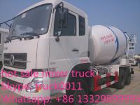 China best quality factory sale 6*4 Dongfeng 12 cubic meters concrete mixer truck, dongfeng dalishen 12m3 concrete mixer truck for sale