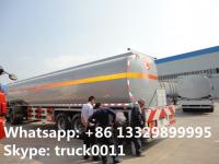 China 3 Axle Oil Gas trailer 40M3 Kerosene Transport Tanker trailer 40CBM Fuel Tank SemiTrailer for sale, fuel tank trailer for sale