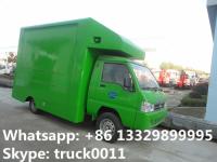 China Bottom price mini DongFeng mobile food truck for sale, cheapest price gasoline mobile fast food vending truck for sale for sale
