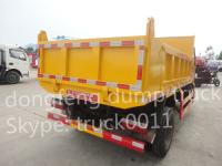 China China dongfeng 4*2 LHD 95hp 3-5tons dump truck for sale, hot sale best price dongfeng diesel 4tons pickup dump truck for sale