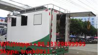 China 4x2 diesel 120hp mobile chinese food truck, dongfeng 4*2 LHD mobile kitchen vehicle, hot sale fast food truck for sale for sale