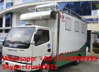 China 4x2 diesel 120hp mobile chinese food truck, dongfeng 4*2 LHD mobile kitchen vehicle, hot sale fast food truck for sale for sale