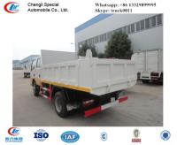 China dongfeng light doubel cabs dump truck,small dump truck from China, dongfeng 4*2 4ton twin cab dump tipper truck for sale