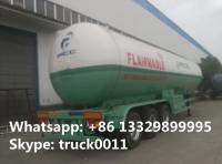 China 58000 litres capacity truck trailer for lpg gas , lpg trailer, hot sale 24.57tons bulk bullet lpg gas tank  trailer for sale