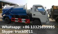 China Bottom price new products vacuum sewer suction and flushing truck, best seller export model forland 5 cubic meters sewag for sale