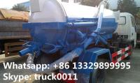 China Bottom price new products vacuum sewer suction and flushing truck, best seller export model forland 5 cubic meters sewag for sale