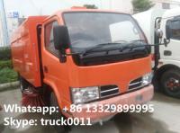 China factory euro3 low price 5000 liters RHD road sweeper for sale,CLW brand 4*2 95hp street sweeper truck for sale for sale