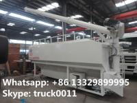 China 20m3 electronic system discharging farm pig feed pellet container for sale, hot sale electronic animal feed tank for sale