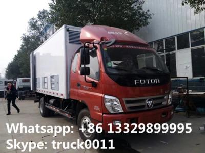 China Foton Aoling 30,000 day old chick tranportation truck for sale, Foton aoling 5.1m length day old chick truck for sale for sale