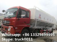 China cheaper dongfeng tianjin 6*2 15tons electronic system discharging feed delivery truck for sale, hot sale 30tons anim for sale