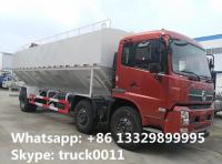 China cheaper dongfeng tianjin 6*2 15tons electronic system discharging feed delivery truck for sale, hot sale 30tons anim for sale