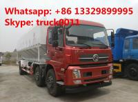 China cheaper dongfeng tianjin 6*2 15tons electronic system discharging feed delivery truck for sale, hot sale 30tons anim for sale