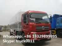 China cheaper dongfeng tianjin 6*2 15tons electronic system discharging feed delivery truck for sale, hot sale 30tons anim for sale