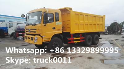 China factory direct sale dongfeng teshang 6*4 25tons dump tipper truck with cheapest price,  dongfeng brand dump tipper truck for sale