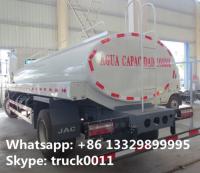 China CLW brand JAC 4X2 10000L water cannon vehicle for sale, JAC 4*2 LHD 10m3 water carrier vehicle with cheapest price for sale