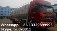 China Factory direct sale dongfeng brand 20tons hydraulic system discharging bulk feed truck with cheapest price , feed truck for sale