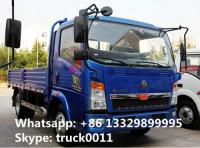 China cheap price top quality howo light drop side lorry trucks 5 ton, facotory direct sale SINO TRUK HOWO brand lorry truck for sale