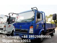 China cheap price top quality howo light drop side lorry trucks 5 ton, facotory direct sale SINO TRUK HOWO brand lorry truck for sale