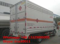 China China CLW factory sale 4*2 JAC 5ton gas cylinders delivery truck, CLW brand JAC LHD 4*2 gas cylinders carrier vehicle for sale