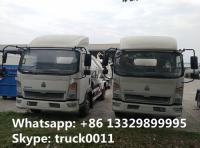 China 2020 hot sale 4*2 HOWO 5000L sewage suction truck, factory direct sale HOWO brand 5cubic meters vacuum suction truck for sale