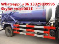 China Economic classical high capacity sewage suction truck, dongfeng brand cheapest price vacuum sewage suction truck for sale