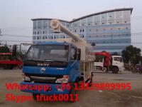 China Dongfeng jinka 8m3 hydraulic discharging poutry feed delivery truck for sale, factory sale 4tons bulk animal feed truck for sale