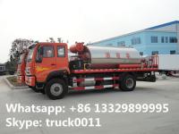 China HOWO 4*2 6000l Asphalt Distributor Truck Bitumen Sprayer Truck, SINO TRUK HOWO brand 6m3 asphalt distributing vehicle for sale