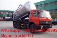China Dongfeng 6*4 LHD/RHD Cummins 210hp diesel 16m3 vacuum sewage suction truck for sale, dongfeng brand sludge tank truck for sale