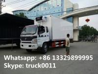 China Foton Aumark 4*2 3-5tons refrigeration van truck for sale, best quality 5tons Foton brand cold room truck for sale for sale