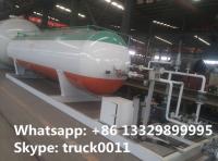 China 20m3 mobile skid lpg gas filling station for ammonia for sale, hot sale CLW brand 20,000L skid lpg gas refilling plant for sale