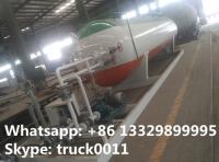China 20m3 mobile skid lpg gas filling station for ammonia for sale, hot sale CLW brand 20,000L skid lpg gas refilling plant for sale