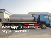 China Good price factory direct sale 10 to 15 cbm HOWO 6*4 asphalst spraying truck, bitumen distributing truck for sale for sale