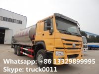 China Good price factory direct sale 10 to 15 cbm HOWO 6*4 asphalst spraying truck, bitumen distributing truck for sale for sale