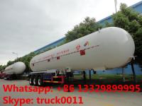 China Customized cheap price 56,000L 14560 gallon 23ton bulk lpg gas trailer for sale, bulk propane gas trailer  for sale for sale