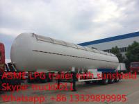 China Customized cheap price 56,000L 14560 gallon 23ton bulk lpg gas trailer for sale, bulk propane gas trailer  for sale for sale
