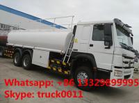 China SINO TRUK HOWO 25,000L oil tank truck for sale, cheapest price 25m3 336hp diesel dispensing truck for sale for sale