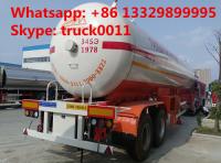 China Double BPW/FUWA axles lpg road tanker trailer,  40.5cbm Propane tanker trailer 17ton lpg Road tanker for sale