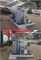 China CLW brand mini 2tons mobile skid lpg gas plant for sale, factory direct sale smallest skid mounted lpg propane station for sale