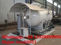 China CLW brand mini 2tons mobile skid lpg gas plant for sale, factory direct sale smallest skid mounted lpg propane station for sale