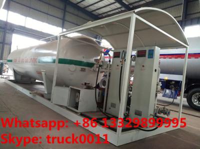 China best quality skid mounted propane gas filling plant for sale, double electronic scales skid lpg gas station for sale for sale