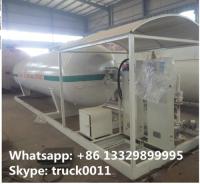 China best quality skid mounted propane gas filling plant for sale, double electronic scales skid lpg gas station for sale for sale