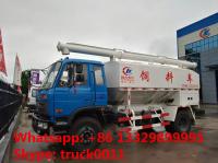 China best quality 15m3 hydraulic farm-oriented animal feed truck for sale, 4*2 15m3 hydraulic bulk feed delivery truck for sale