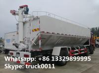 China FOTON Auman 6*2 30m2 farm-oriented feed delivery truck for sale, electronic discharging 15tons bulk feed transport truck for sale