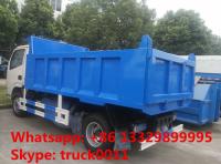 China mini CLW brand 4*4 dump tipper truck for sale, factory direct sale 3-4tons 95hp diesel CLW brand dump tipper truck for sale