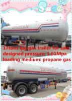 China factory direct sale 2 axles 17ton lpg gas tank semitrailer, 17MT ASME standard cooking gas tank semitrailer for sale for sale