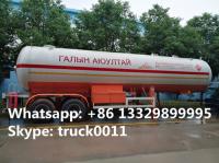 China China famous CLW Double axle lpg road tanker trailer 40.5cbm Propane tanker trailer 17ton  lpg Road tanker for sale, for sale