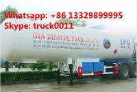 China ASME standard 57.1m3 CH2 propene gas tank trailer, 24.5ton propylene CH2 semitrailer propylene tank trailer for sale for sale